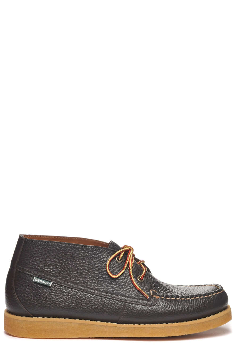 SEBAGO Polacchino Dakota in pelle martellata 761215W-901 DK BROWN ...